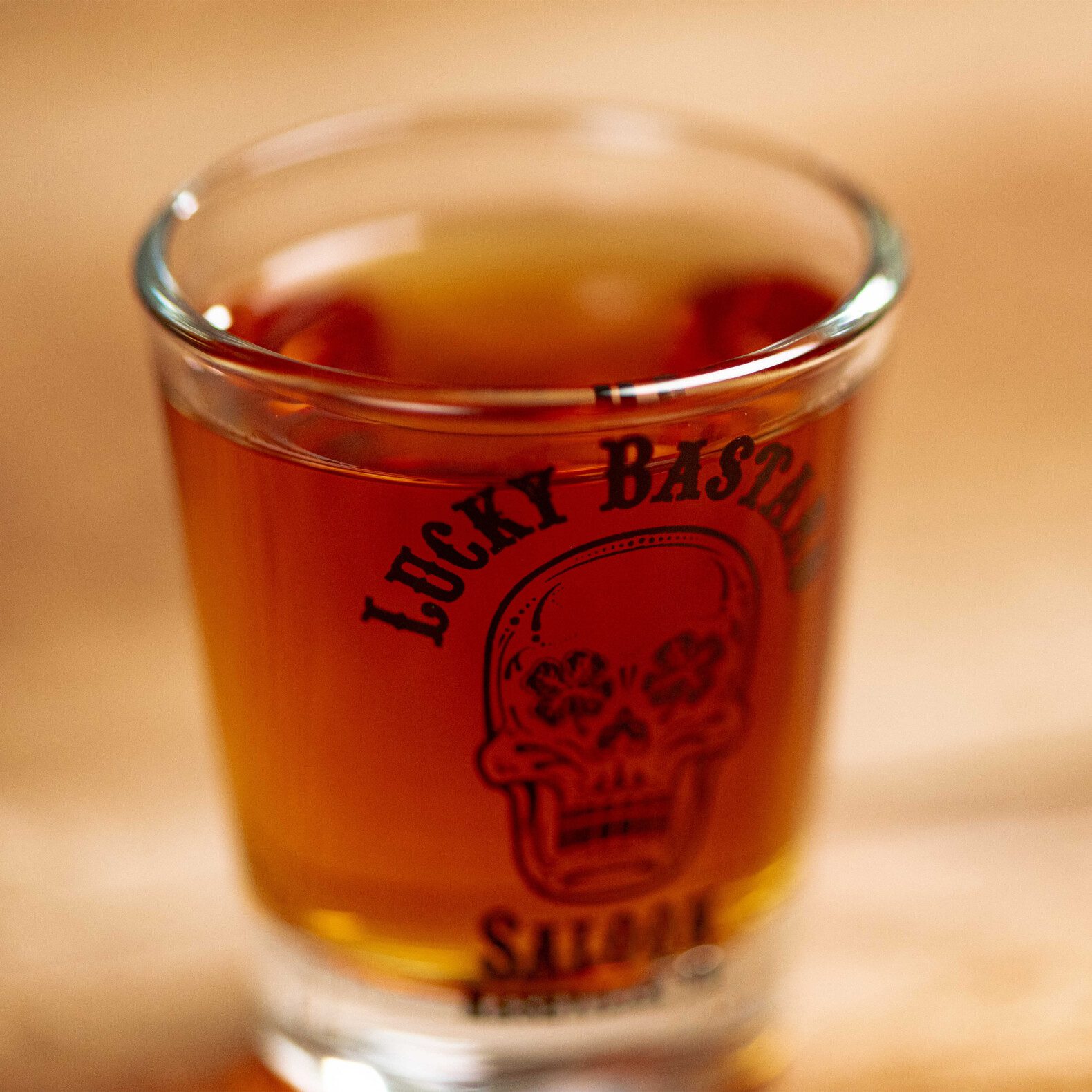 LBS Shot Glass - Lucky Bastard Saloon